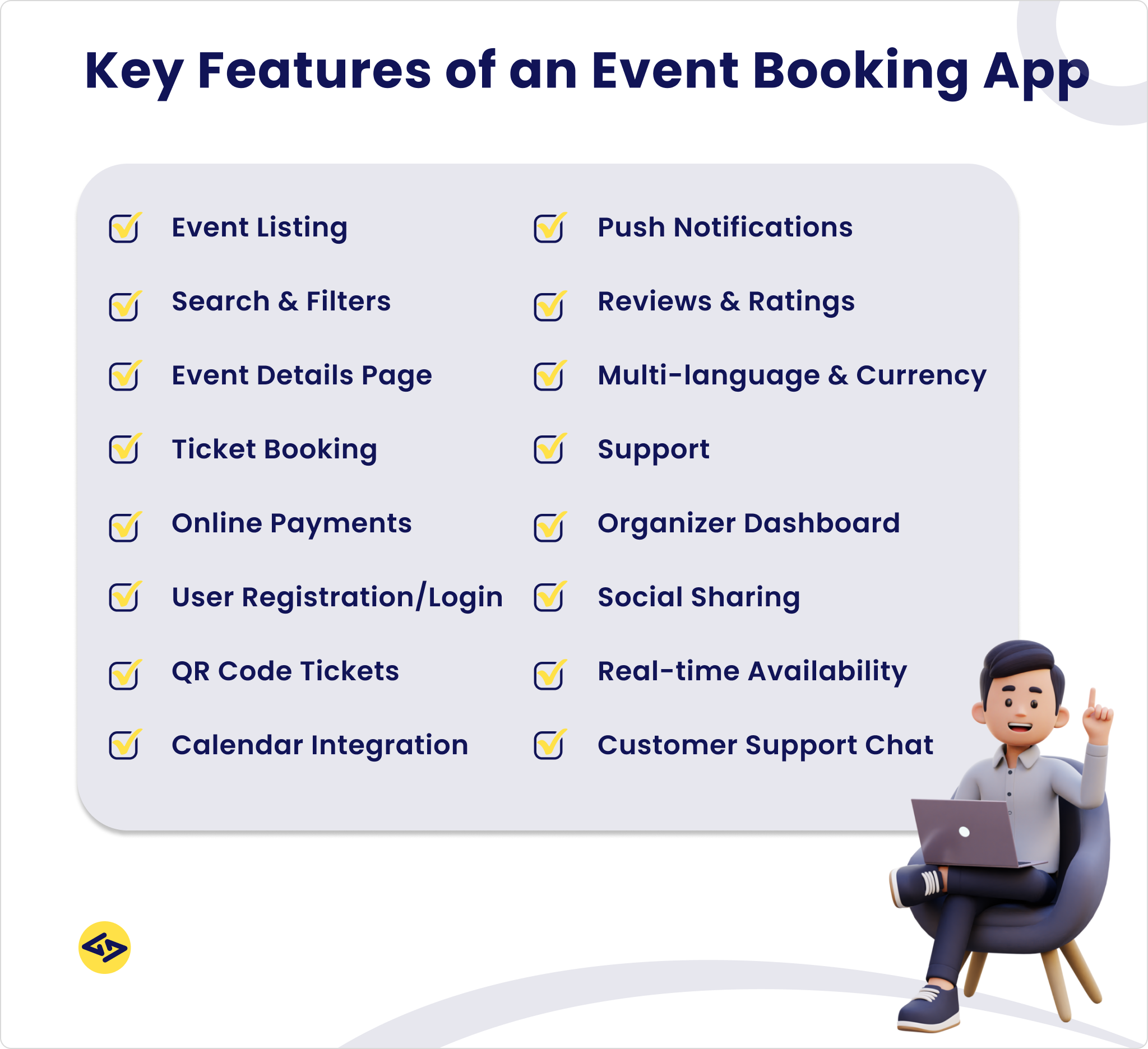 Event Booking App Development: Steps, Cost & Features